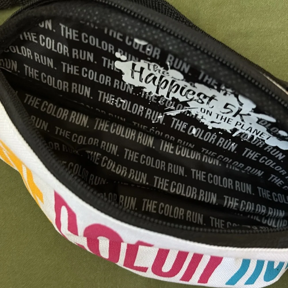 Bags | White The Color Run Fanny Pack | Poshmark